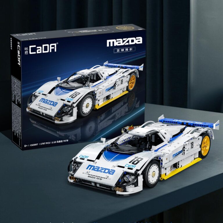 CaDA Launches A Larger 1/10 Scale Mazda 787B Building Set Loaded With ...