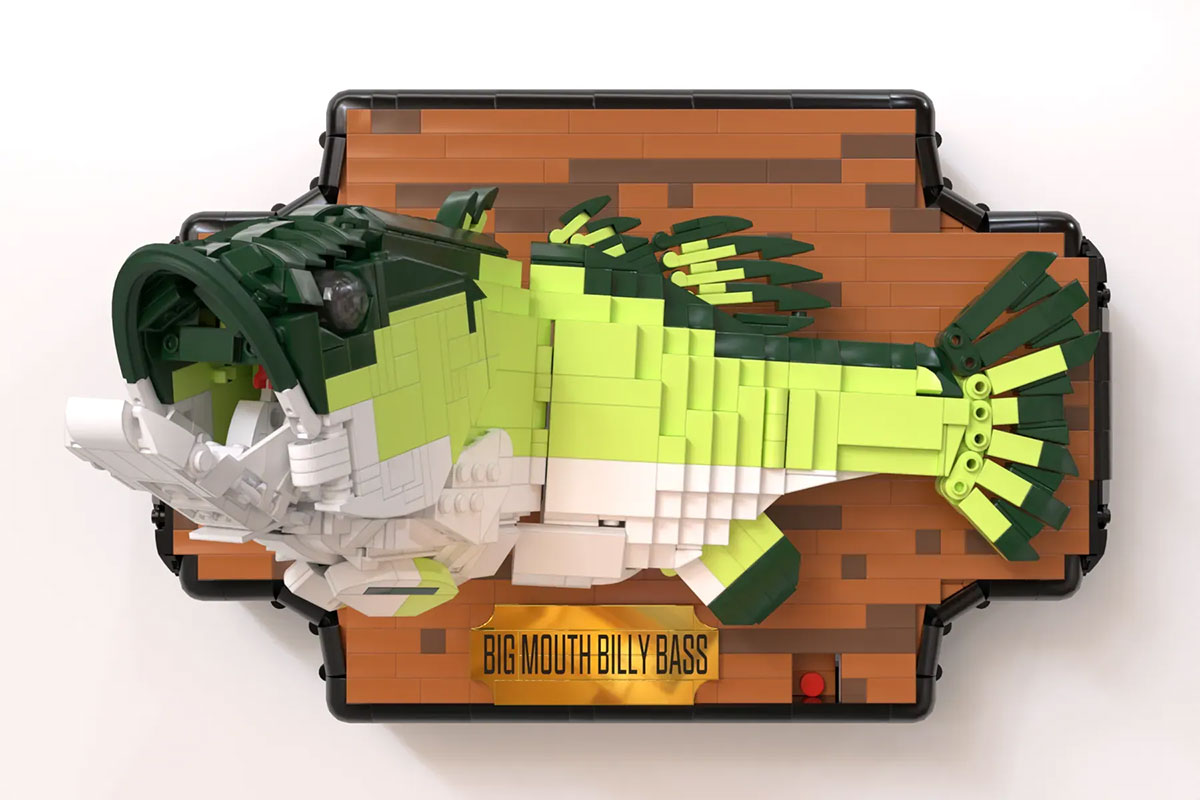 Hooked On Bricks: Raphy’s LEGO Ideas Big Mouth Billy Bass Swims To ...