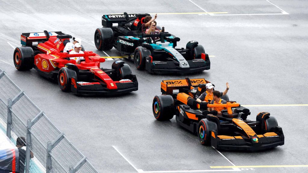 10 LEGO F1 Cars Took Over Miami—And Yes, They Actually Drove