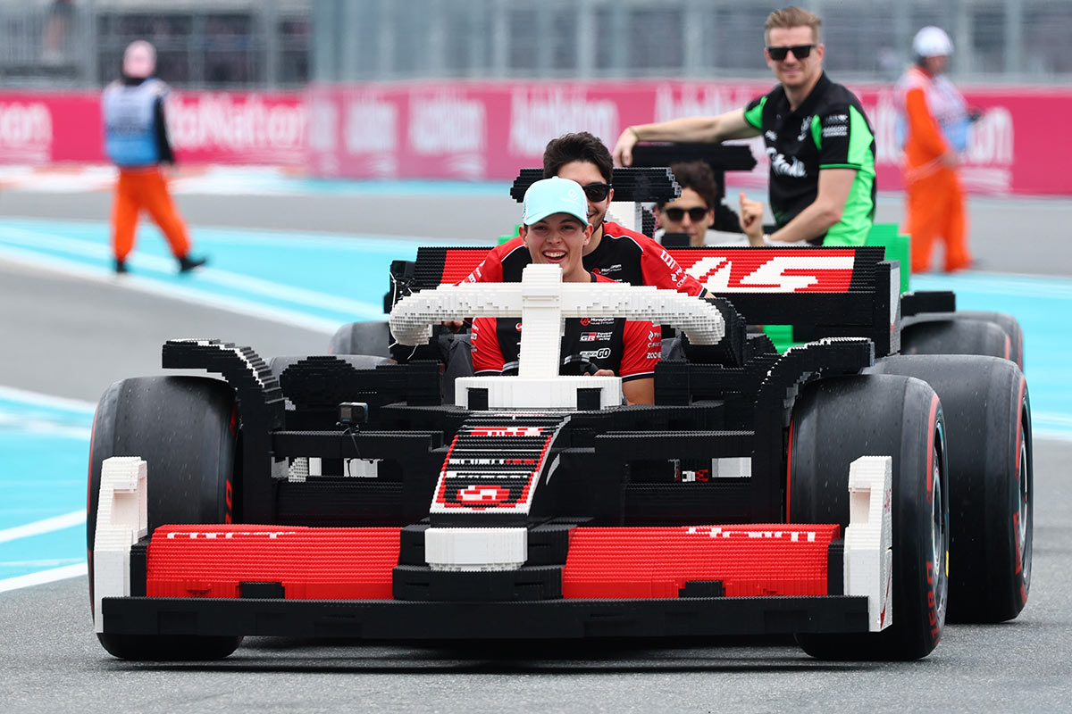 10 LEGO F1 Cars Took Over Miami—And Yes, They Actually Drove