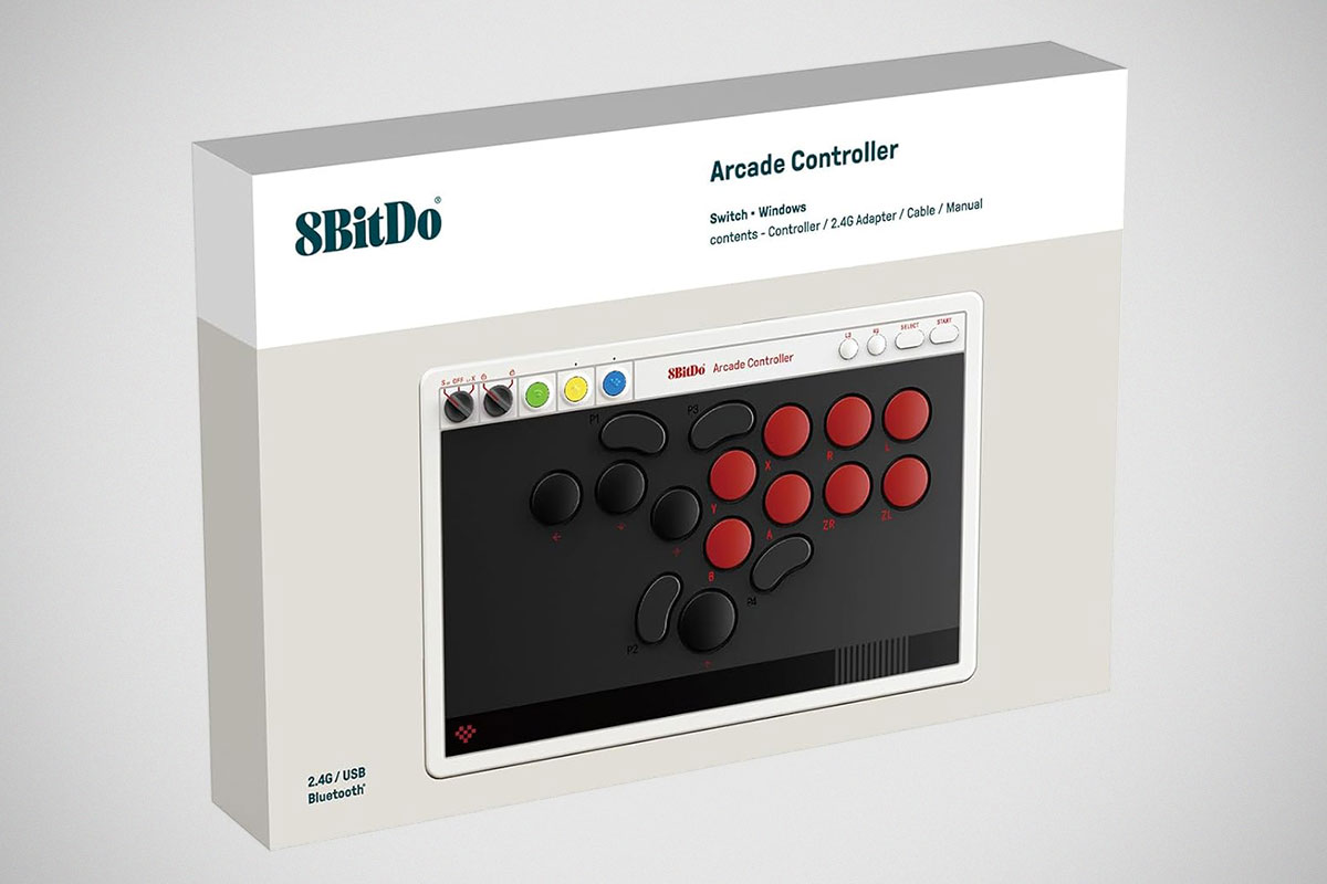 8BitDo’s Budget-Friendly Leverless Arcade Controller Lands For Switch ...