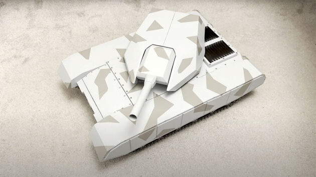 DIYer Created A Super Cool RC Tank With A NERF Turret That Shoots Foam Darts