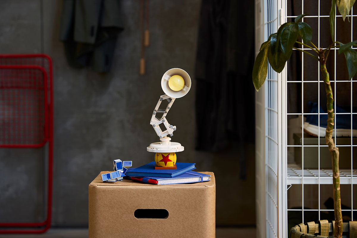 LEGO Luxo Jr. Is Here To Jump On The Pixar Ball—And Your Shelf LEGO Luxo Jr. Is Here To Jump On The Pixar Ball—And Your Shelf
