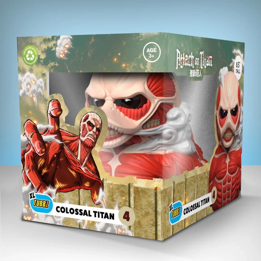 Attack On Titan’s Colossal Titan TUBBZ Looks Like A Rubber Ducky ...