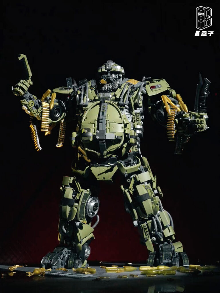 Transformers Hound Gets The Block Treatment, Beard And All