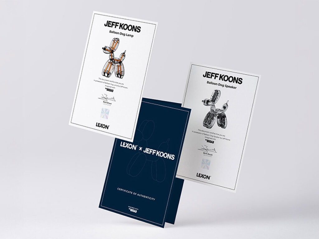 Jeff Koons’ Balloon Dog Is Now A Speaker And A Lamp