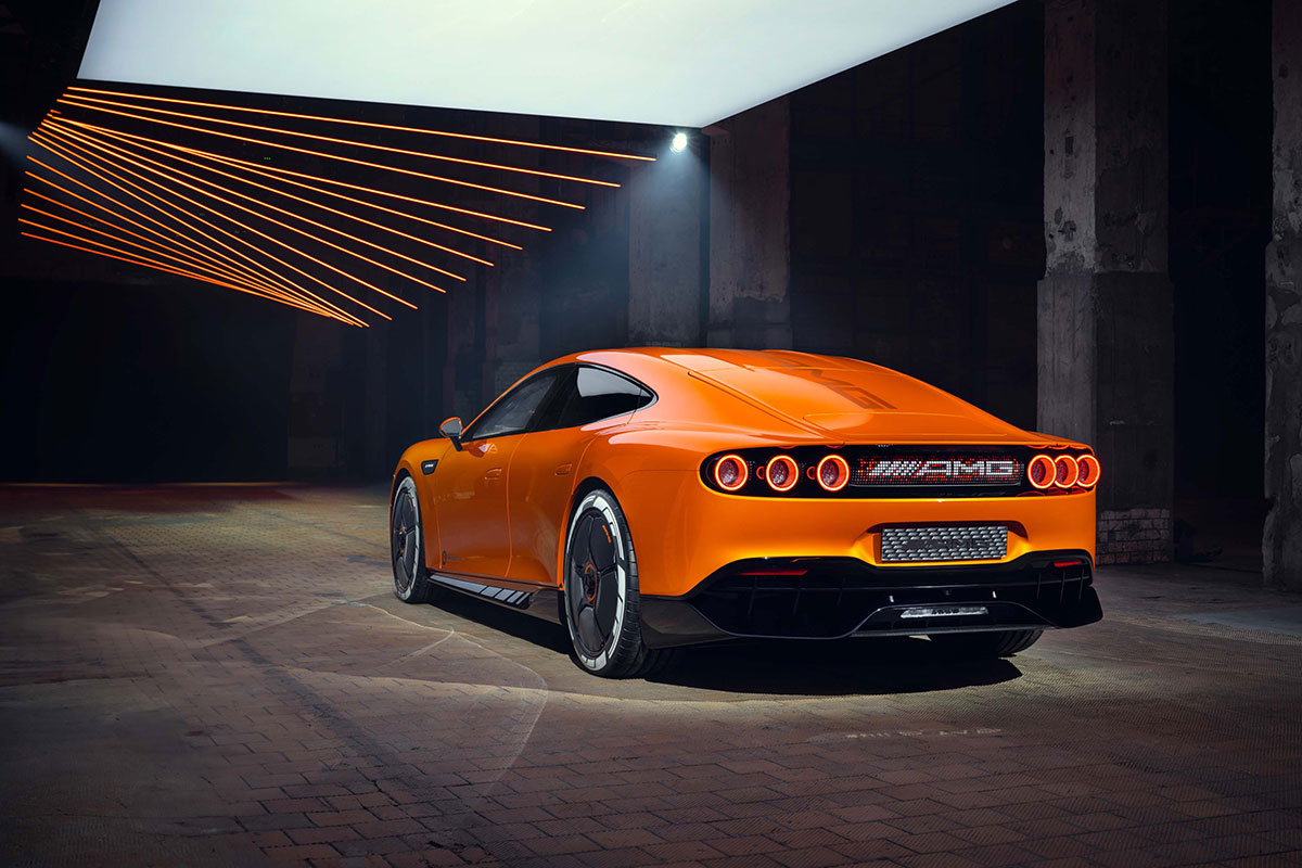 Meet the CONCEPT AMG GT XX—Electric, Angry, Ridiculously Fast