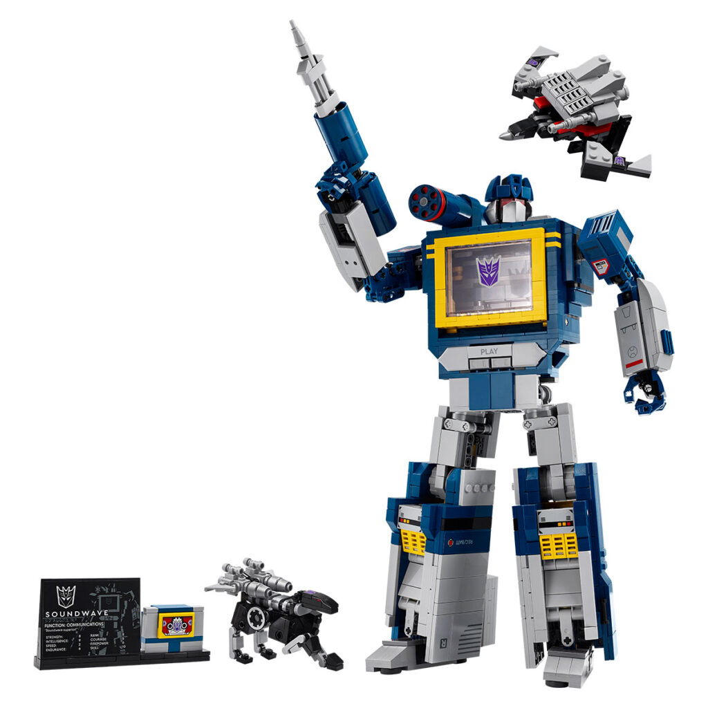 LEGO Icons Transformers Soundwave (10358): The Decepticon You’ll Proudly Display