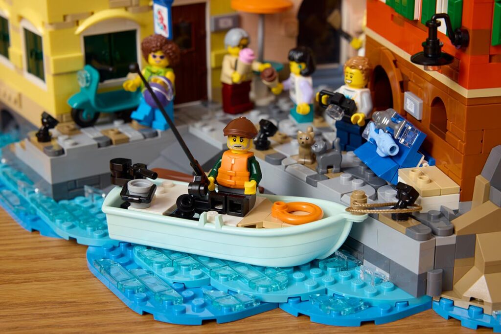 The LEGO Italian Riviera Set Has It All: Shops, Scooters, and Seafood ...