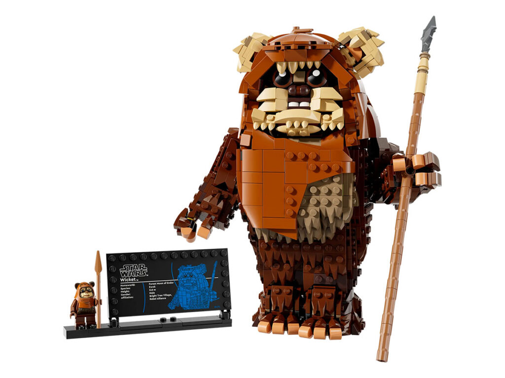 Wicket The Ewok Gets The LEGO Treatment (And A Snack)