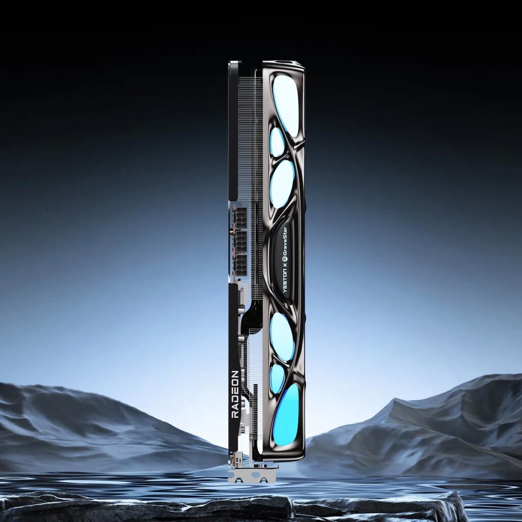 This Radeon RX 9070 XT Looks Less Like a GPU and More Like Alien Tech