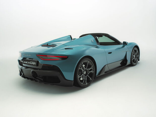 Maserati MCPURA Debuts at Goodwood With 630 Horses and Butterfly Doors