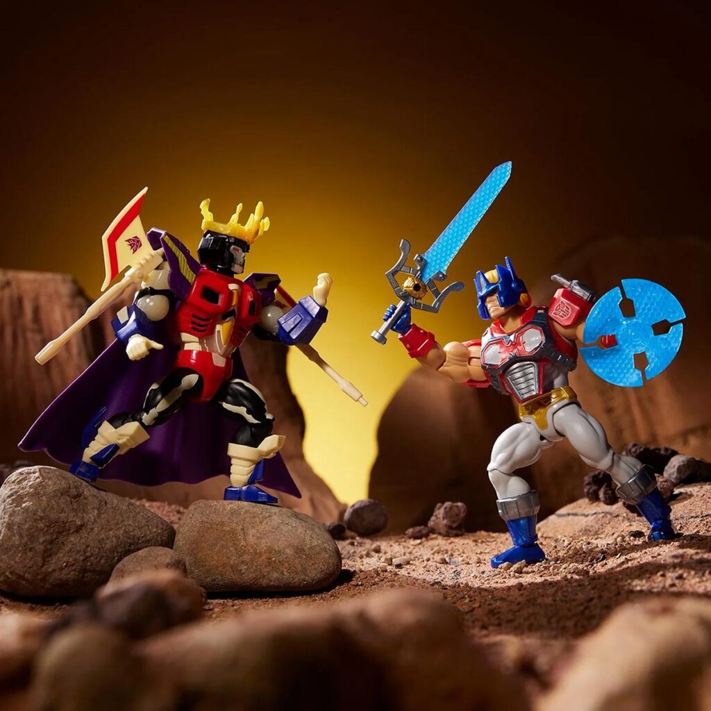 He-Man Suits Up in Optimus Prime Armor, Scare Glow Goes Full Starscream