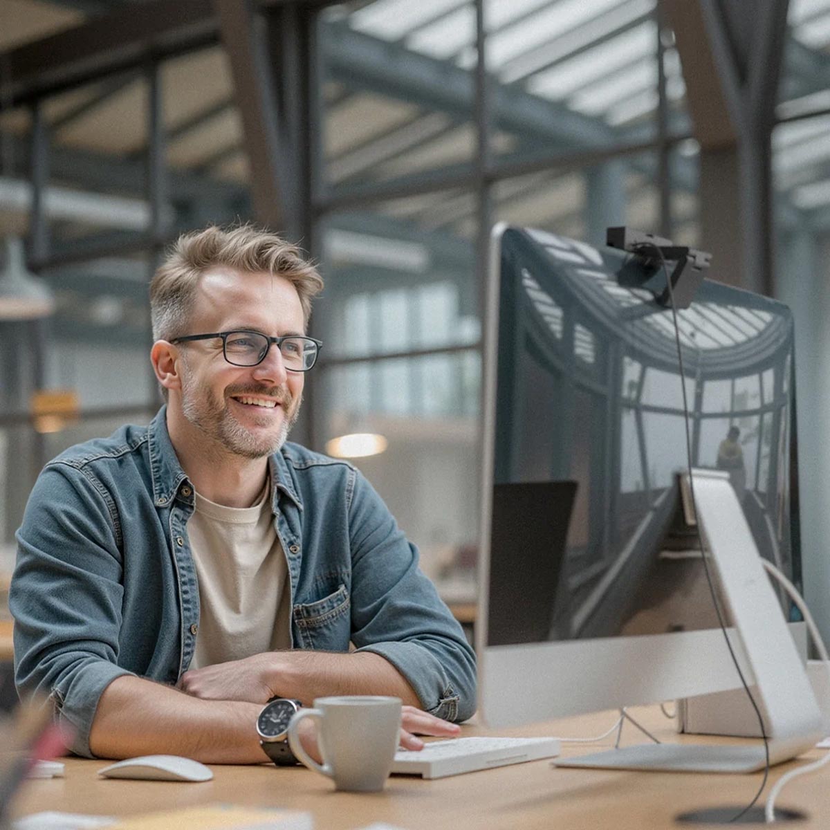 ProHello Eye Contact Webcam Forces You Into Awkward but Effective Eye ...