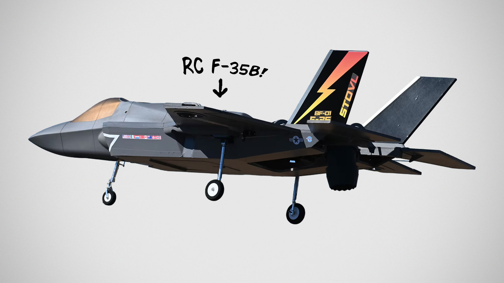 STOVL on a Shoestring: Print, Build, and Fly Your Own F-35B Tribute Jet