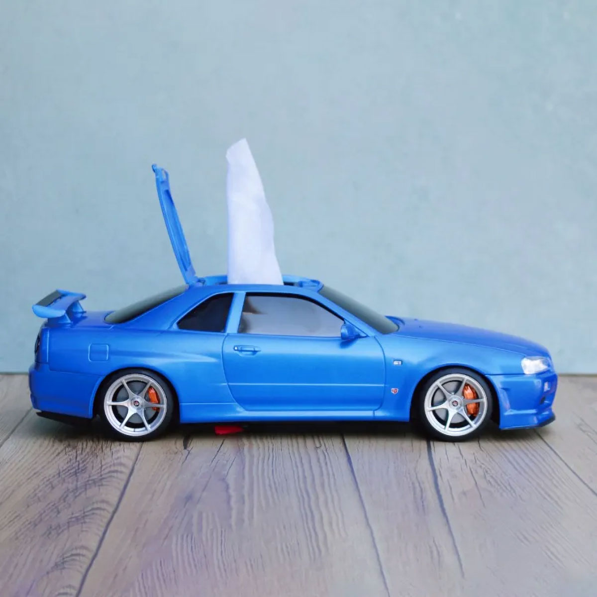 Wipe Away Your Tears: Nissan Skyline GT-R (BNR34) Wet Tissue Box Exists