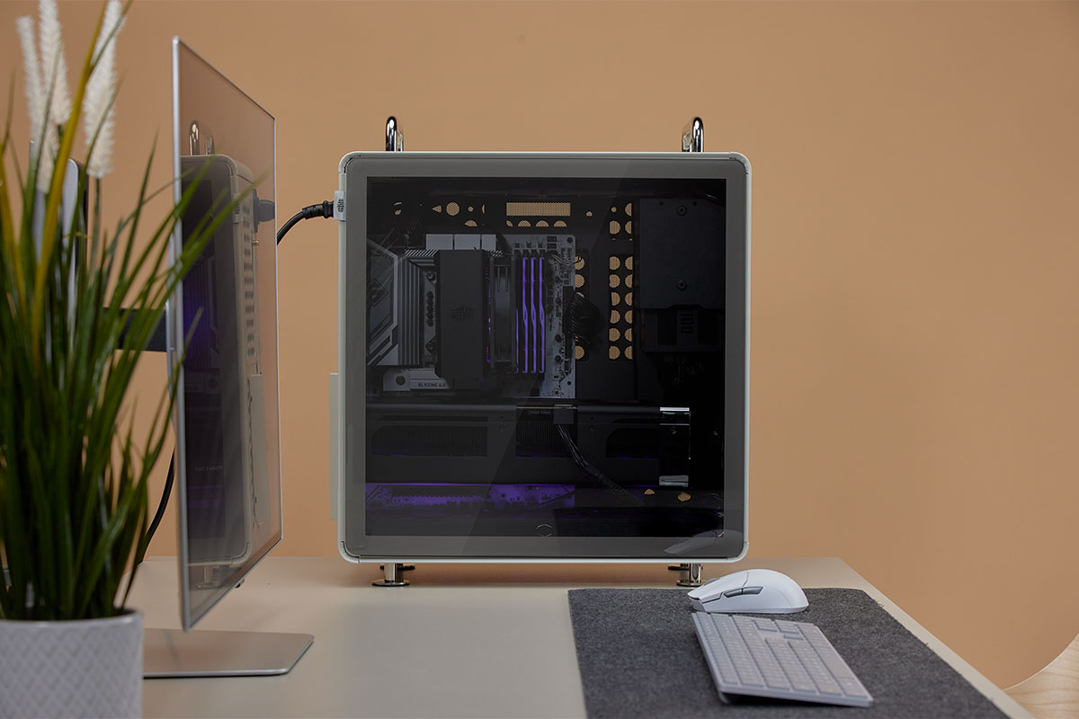 Cooler Master QUBE 540 Turns Your PC Into a Pegboard Playground
