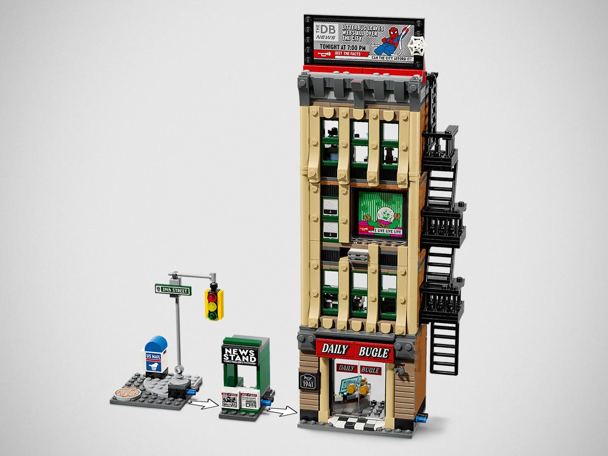 LEGO Daily Bugle Gets a Budget-Friendly, Chaos-Packed Spider-Man vs ...