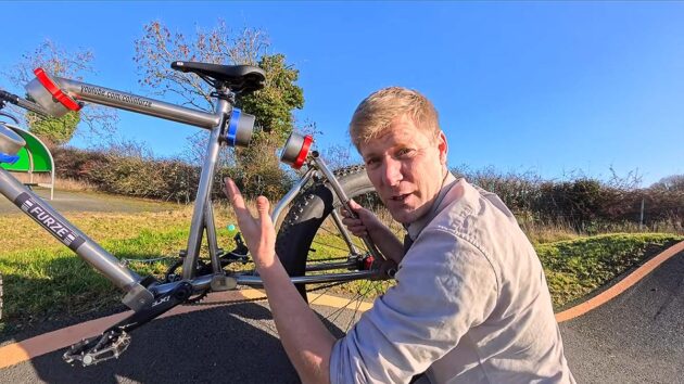 Colin Furze Rewrites Bicycle Physics With a Frame That Basically Floats ...