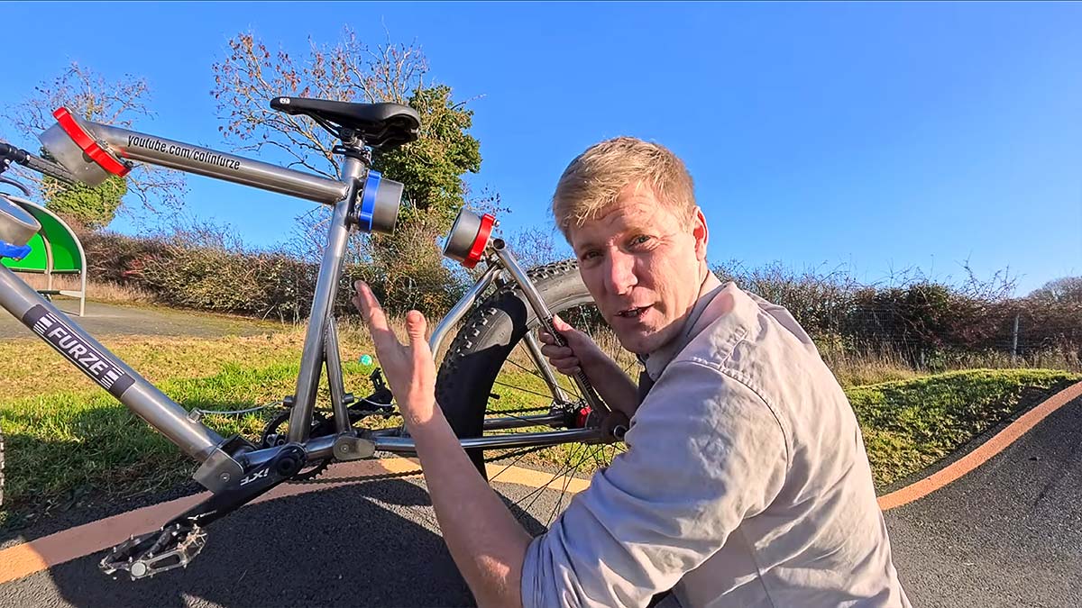 Colin Furze Rewrites Bicycle Physics With a Frame That Basically Floats ...