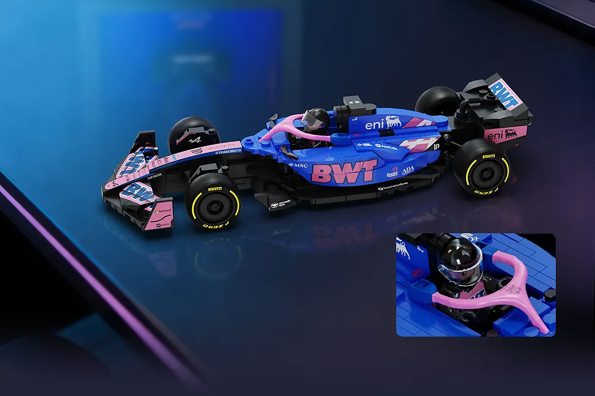 CaDA’s 1:24 Alpine A525 Brings the 2025 F1 Grid to Brick Form