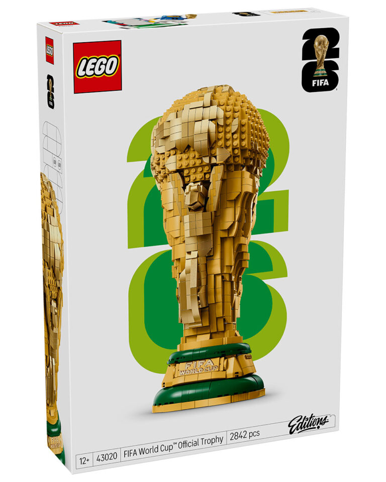LEGO Turns the FIFA World Cup Trophy Into a Display-Worthy Build