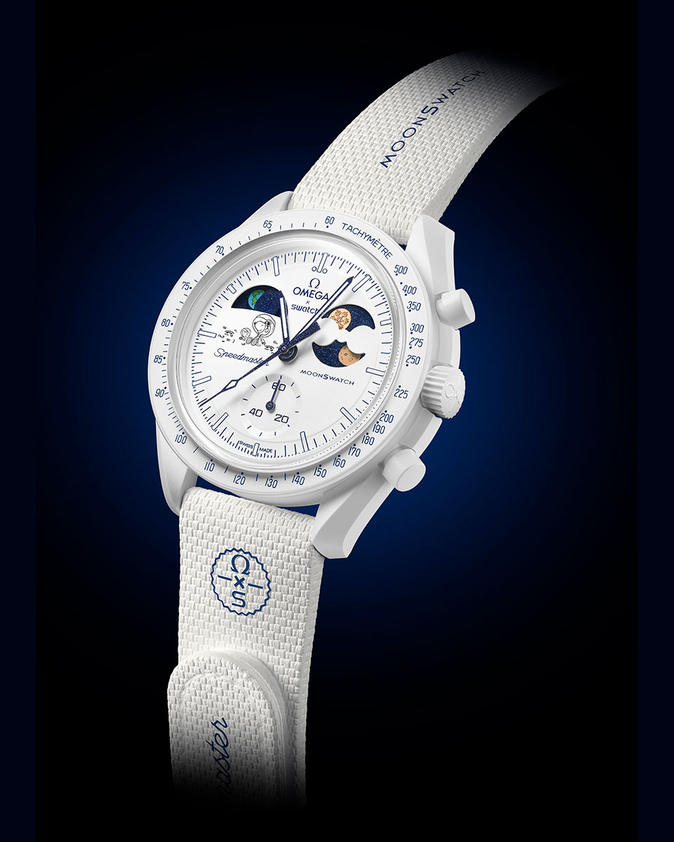 Swatch Adds Snowflakes to the Moon: Mission to Earthphase Moonshine ...