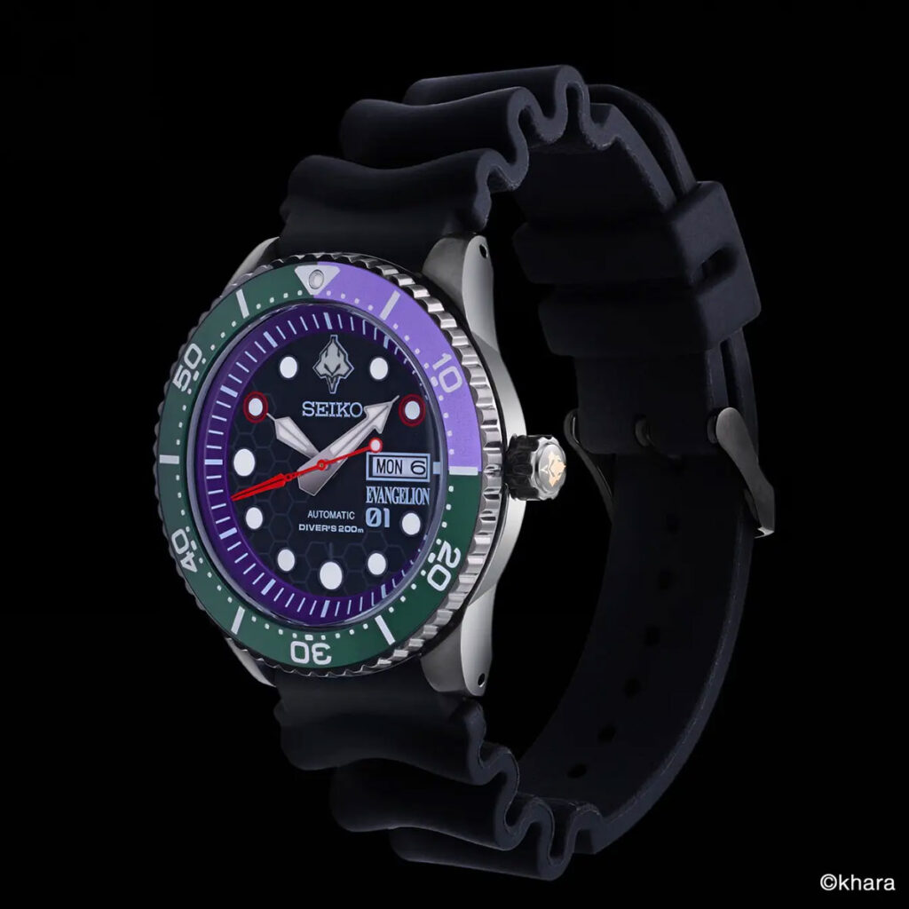 Seiko Dresses Its Diver Watch in Evangelion EVA-01 Colors for RADIO EVA ...