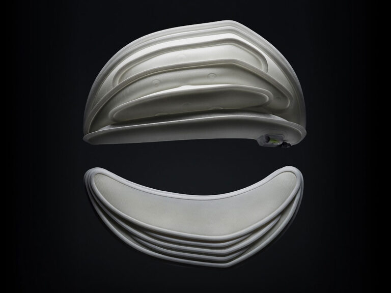 This Swiss Inflatable Helmet Packs, Folds, and Still Protects
