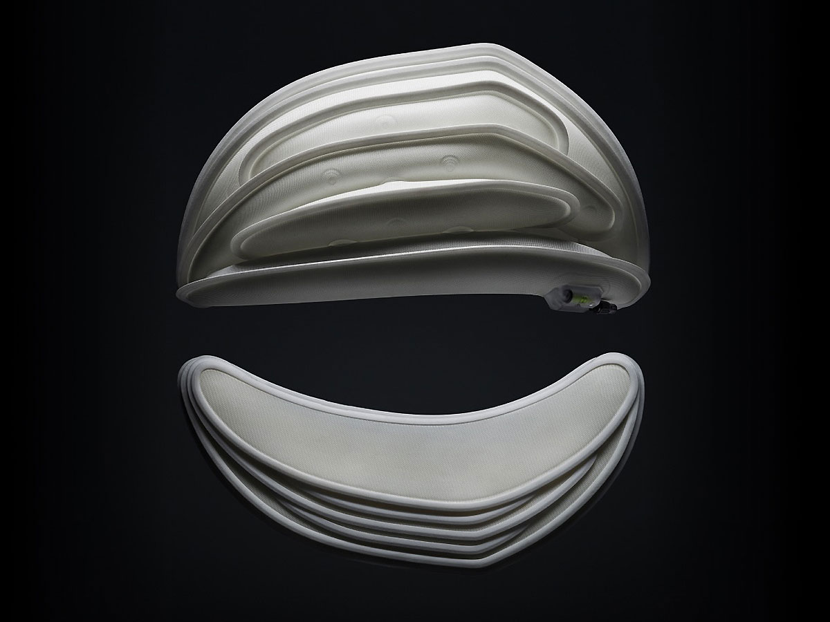 This Swiss Inflatable Helmet Packs, Folds, and Still Protects