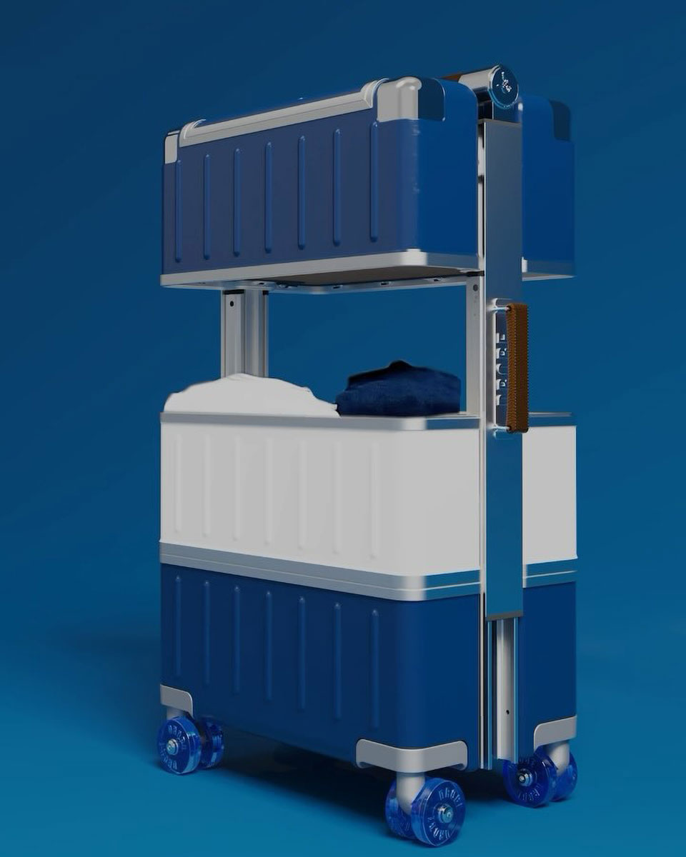 This Suitcase Unpacks Itself Into a Wardrobe, and It’s Called Drobe