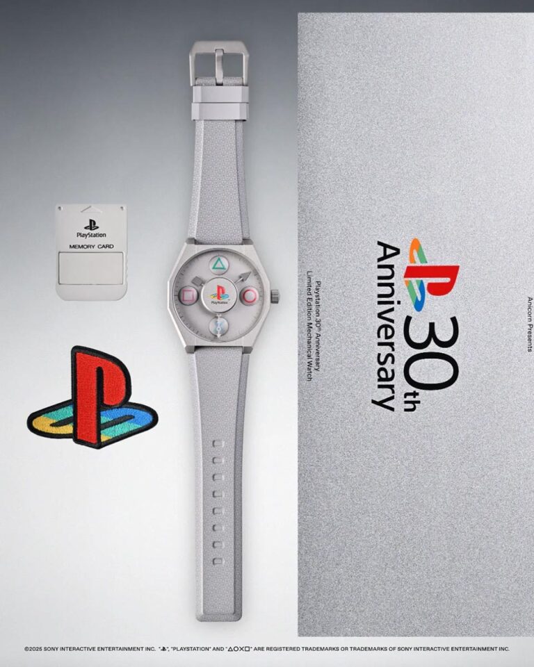 PlayStation x Anicorn 30th Anniversary Mechanical Watch Packs Console ...
