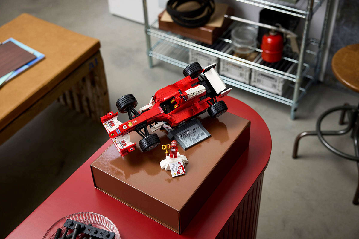 LEGO Honors Michael Schumacher With a Brick-Built Ferrari F2004