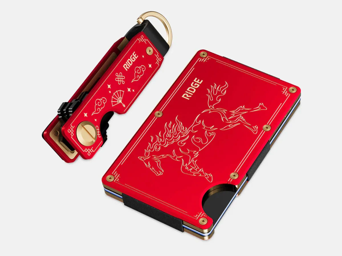 The Ridge Wallet Goes Red and Gold for Chinese New Year With a Fire ...