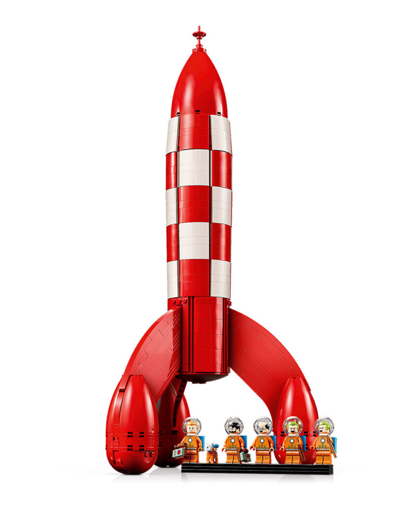 LEGO Ideas Tintin Moon Rocket Set Brings Hergé’s Iconic Red-and-White ...
