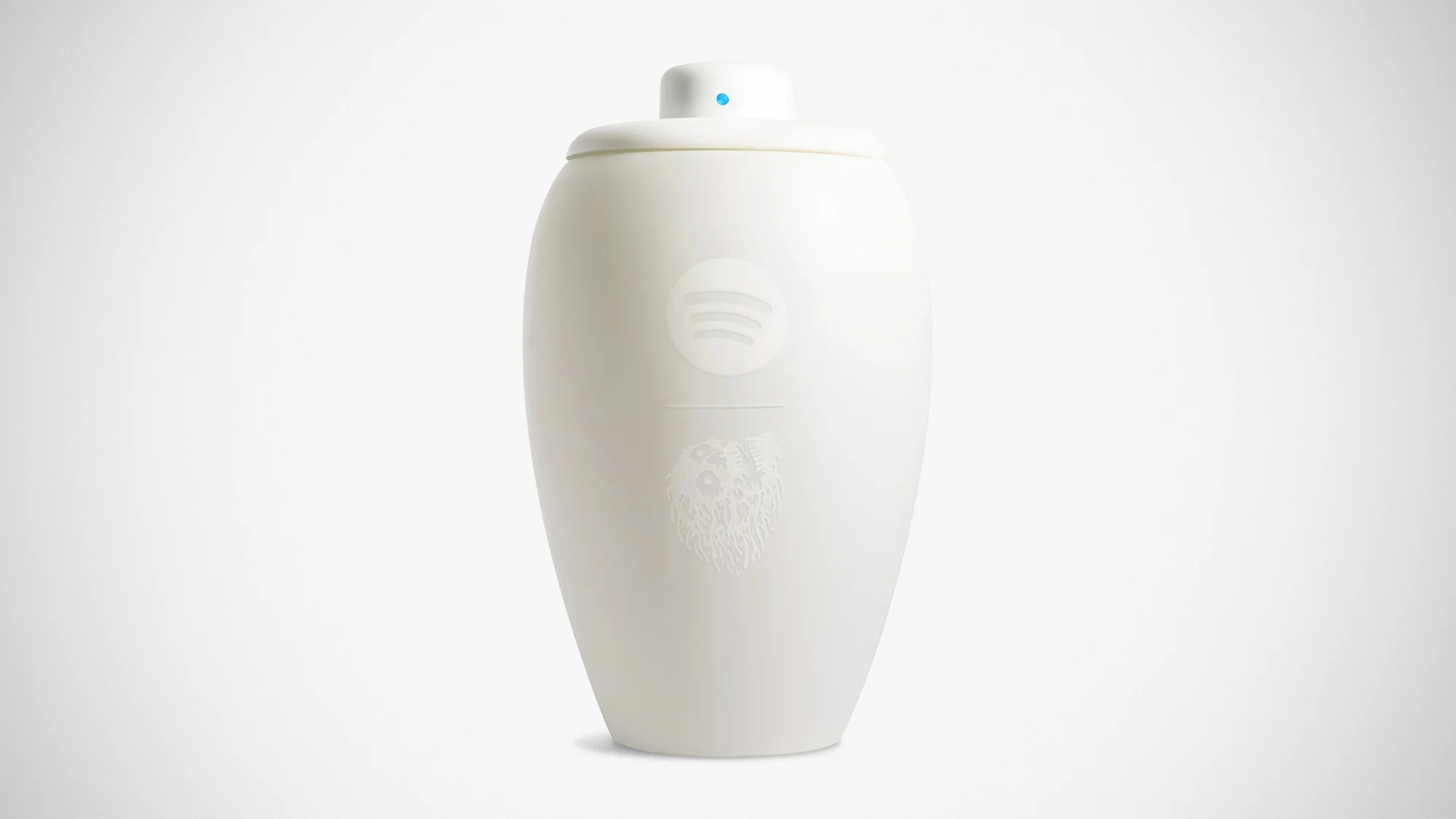 Liquid Death Made a Burial Urn That Plays Music Through a Bluetooth ...