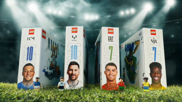 LEGO Gives Ronaldo, Messi, Mbappé, and Vini Jr. Their First Minifigures ...